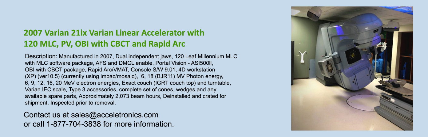 OEM Replacement Parts | Linac Parts | Radiation Oncology Parts